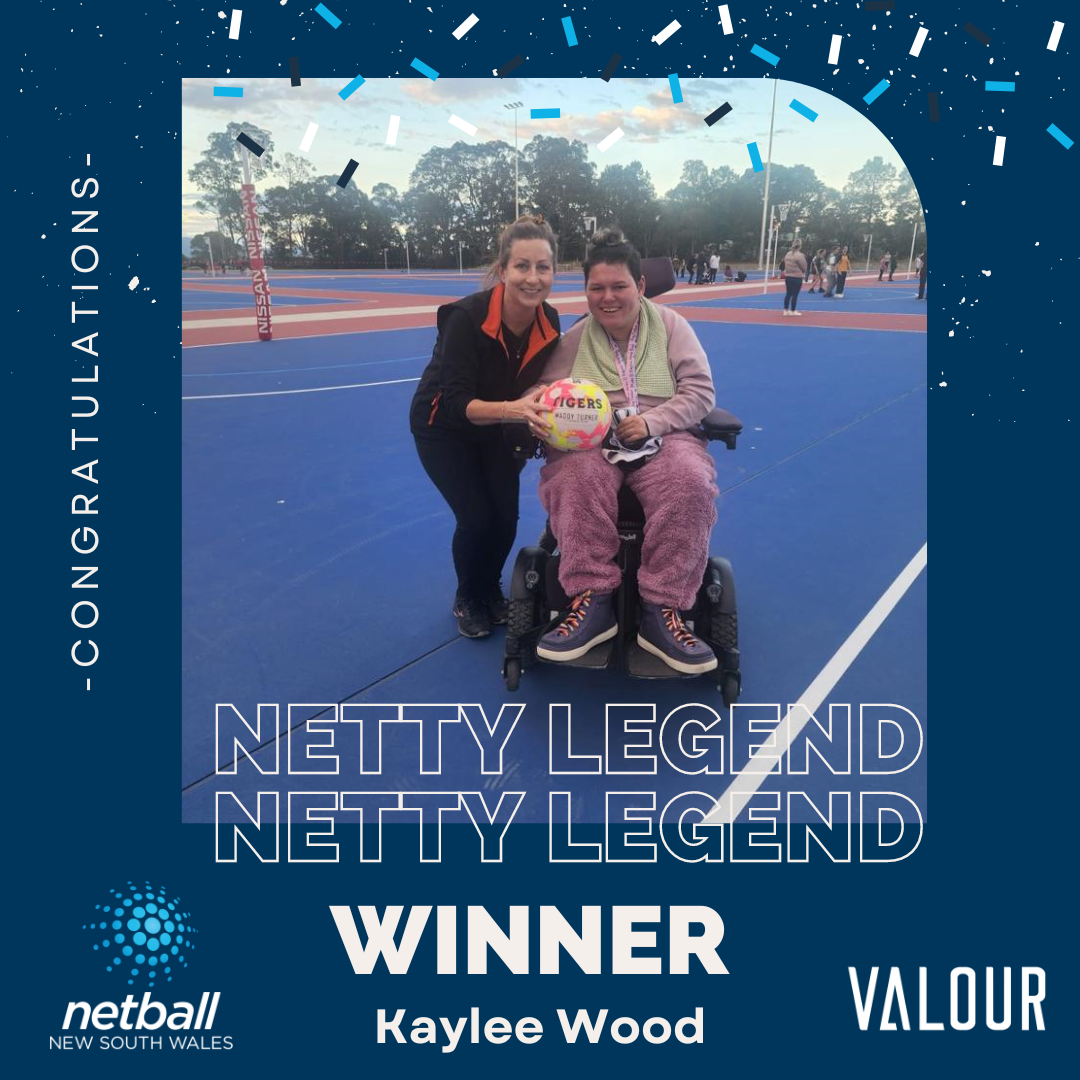 Valour Netty Legend - Netball NSW Valour Netty Legend - Netball NSW